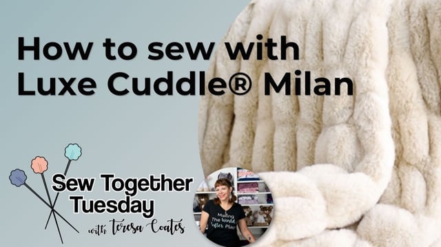Basic Binding Techniques for Cuddle® Minky Plush Fabric (& Video Tutorial)